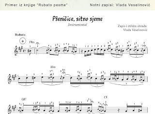 ŠKOLA HARMONIKE: RUBATO PESME (note narodnih pesama prilagođene za ...