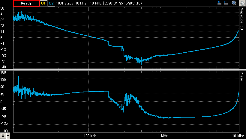 見習い変ジニアの雑記帖: アナログディスカバリー用にループゲイン測定アダプタを作成する