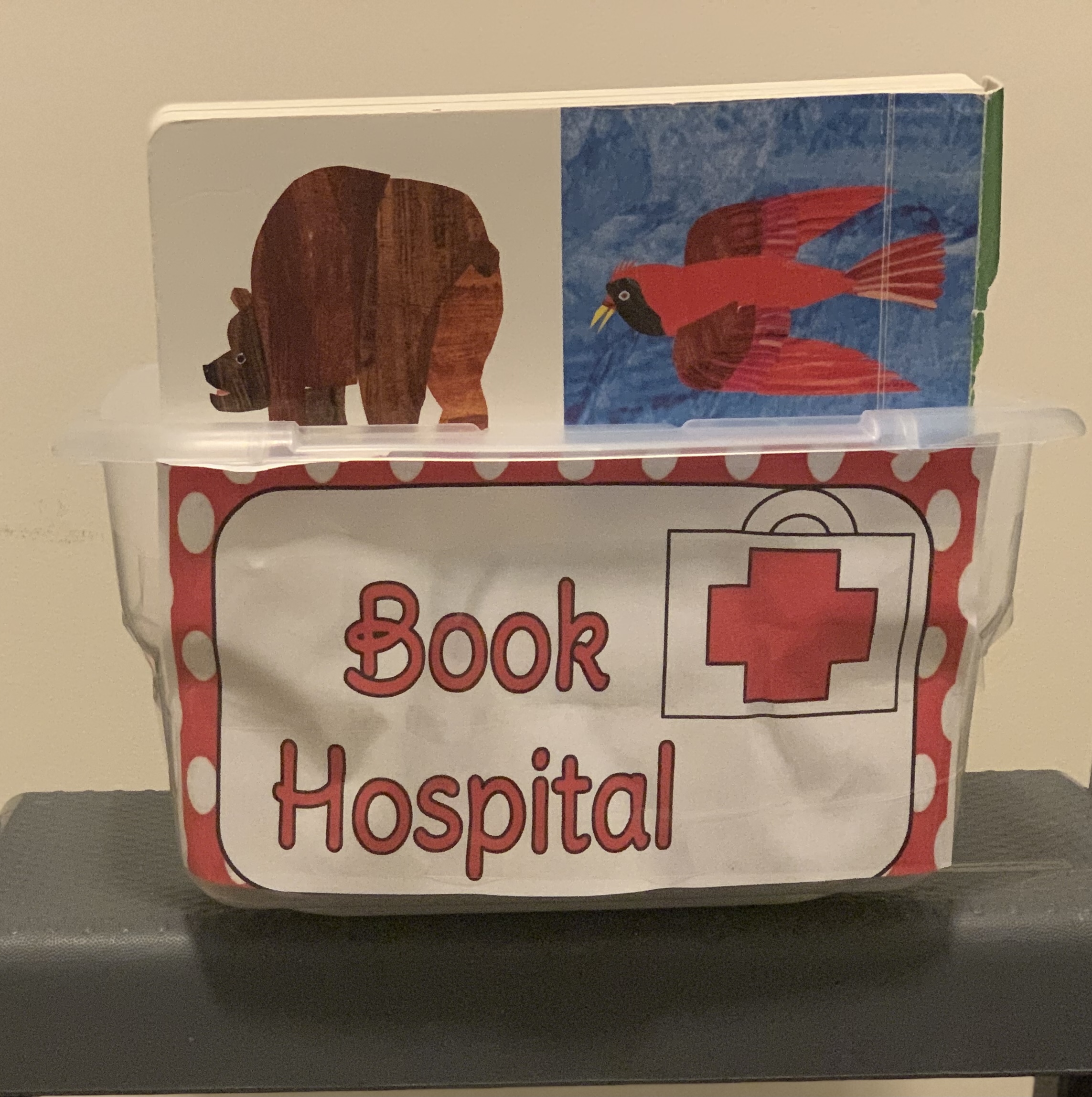 Book Hospital Idea{with Template Freebie}