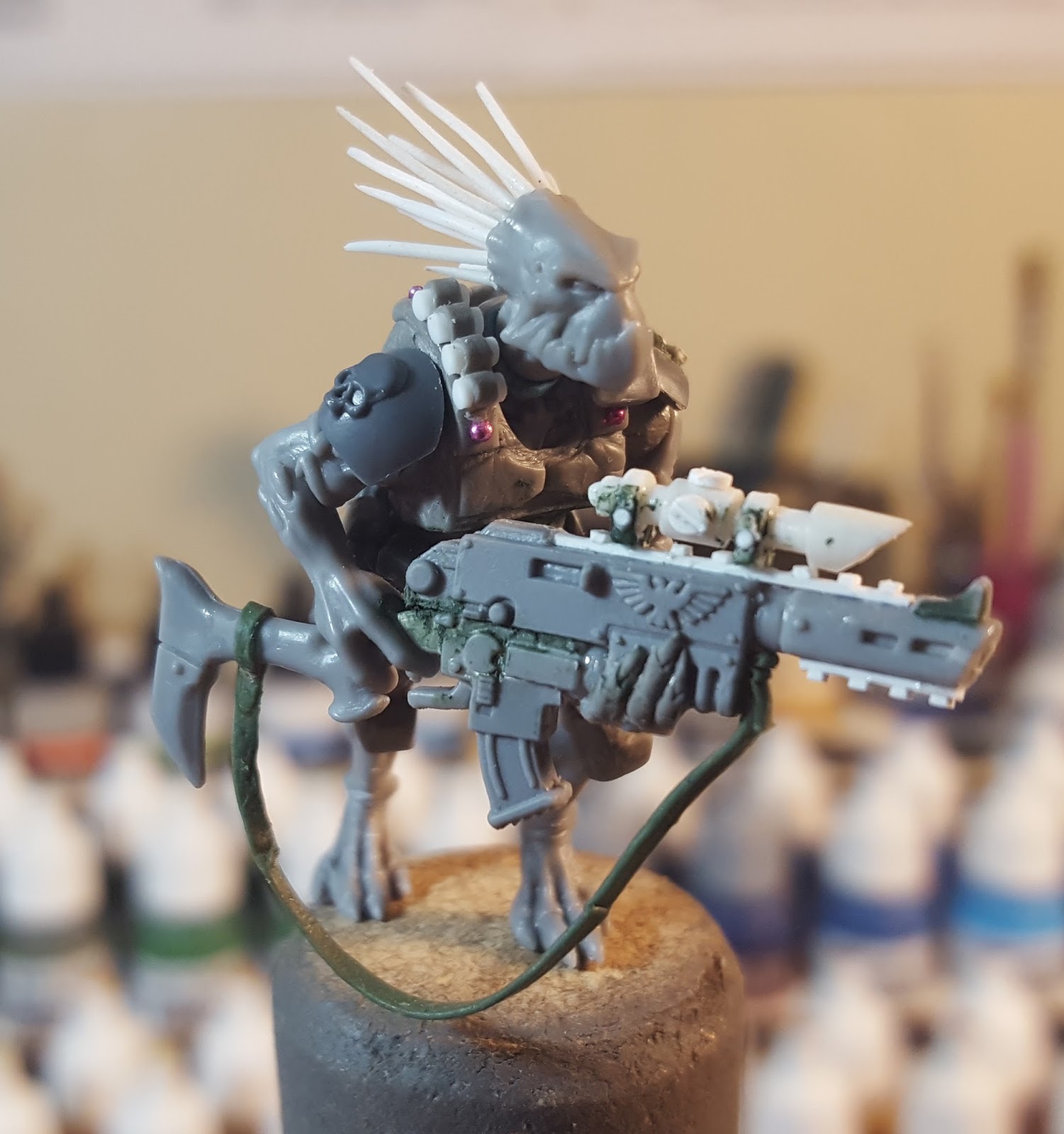 White Tanks Hobbies: WIP - Kroot Mercenary