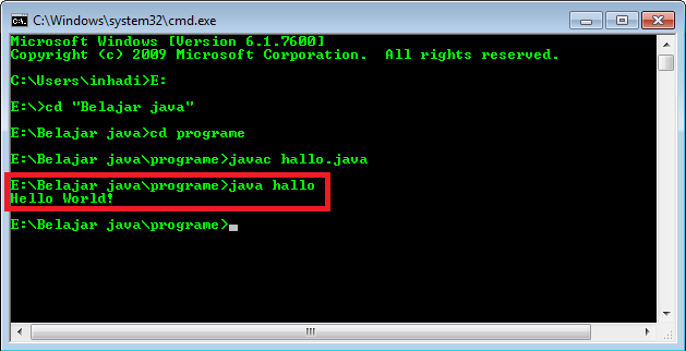 Cara Membuat program java sederhana hello world dan penjelasannya ...