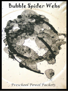 Bubble Spider Webs!! | Preschool Powol Packets