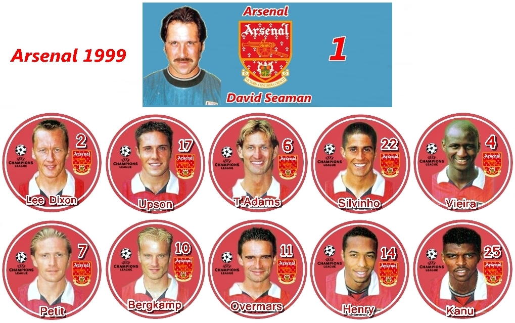 11 Em Ação: ARSENAL 1999 - INGLATERRA