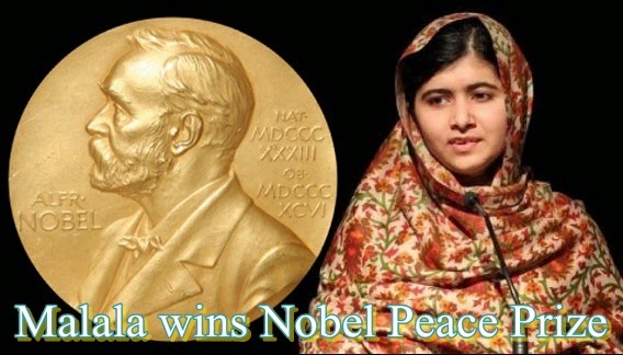 Malala Yousafzai gets Nobel Peace Prize 2014