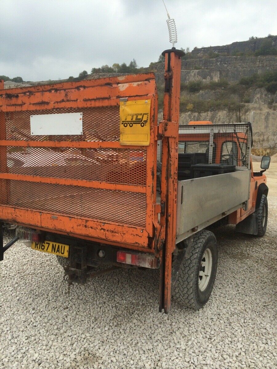 Landrover Defender: Land Rover Defender 130 300TDI 1998 R Reg, flat bed ...