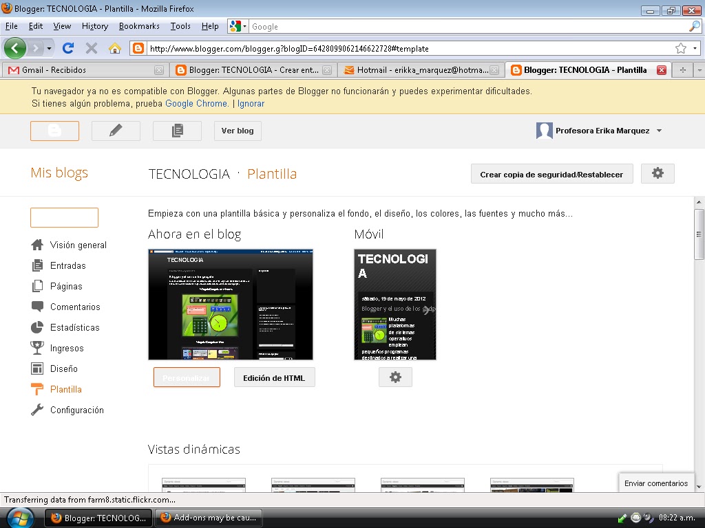 TECNOLOGIA: Edicion Avanzada de Plantilla