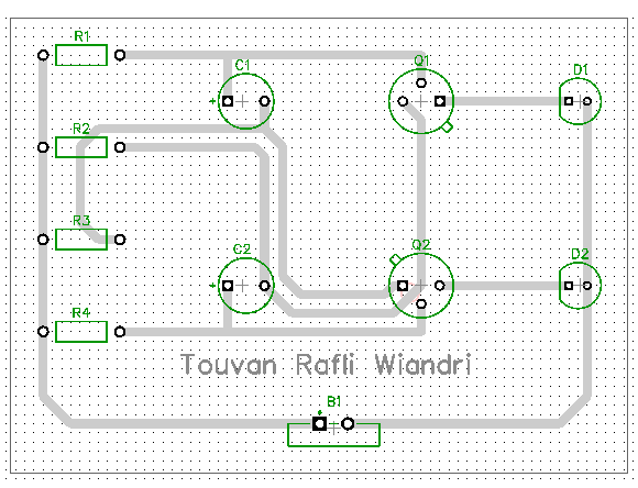 Tutorial Pembuatan PCB Layout Flip Flop Dengan Diptrace