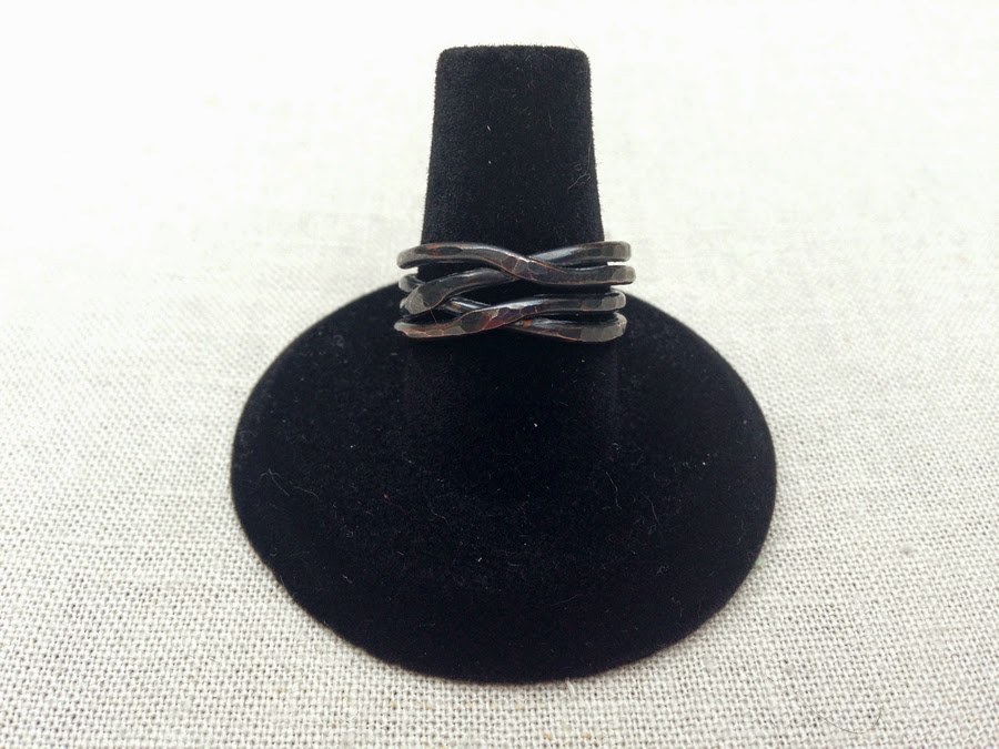 Making Wire Rings: Free Rustic Multi-Row Wire Wrap Ring Tutorial