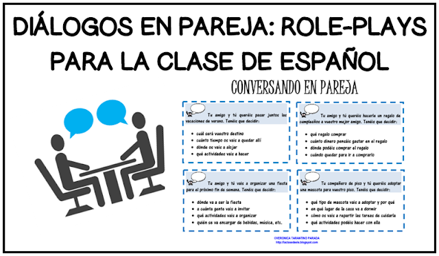 LACLASEDEELE: TARJETAS PARA PRACTICAR DIÁLOGOS EN PAREJA