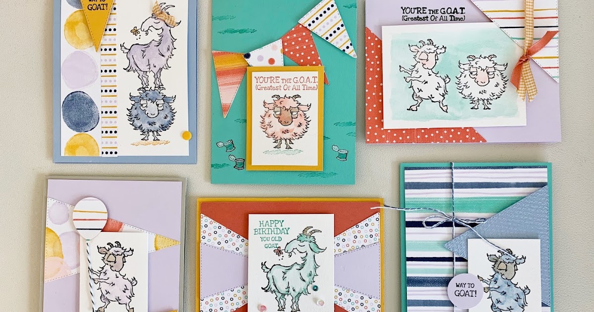Snippets and Pretties: Way to Goat cards