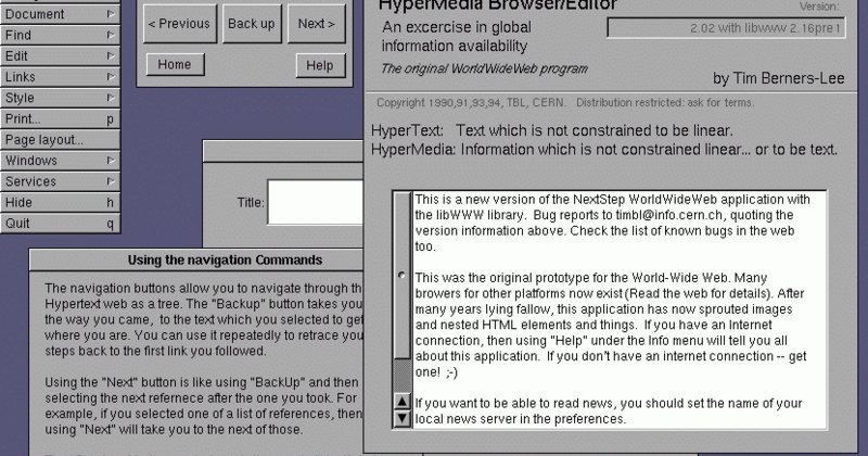 Internet y la web: Historia de la Web: su nacimiento