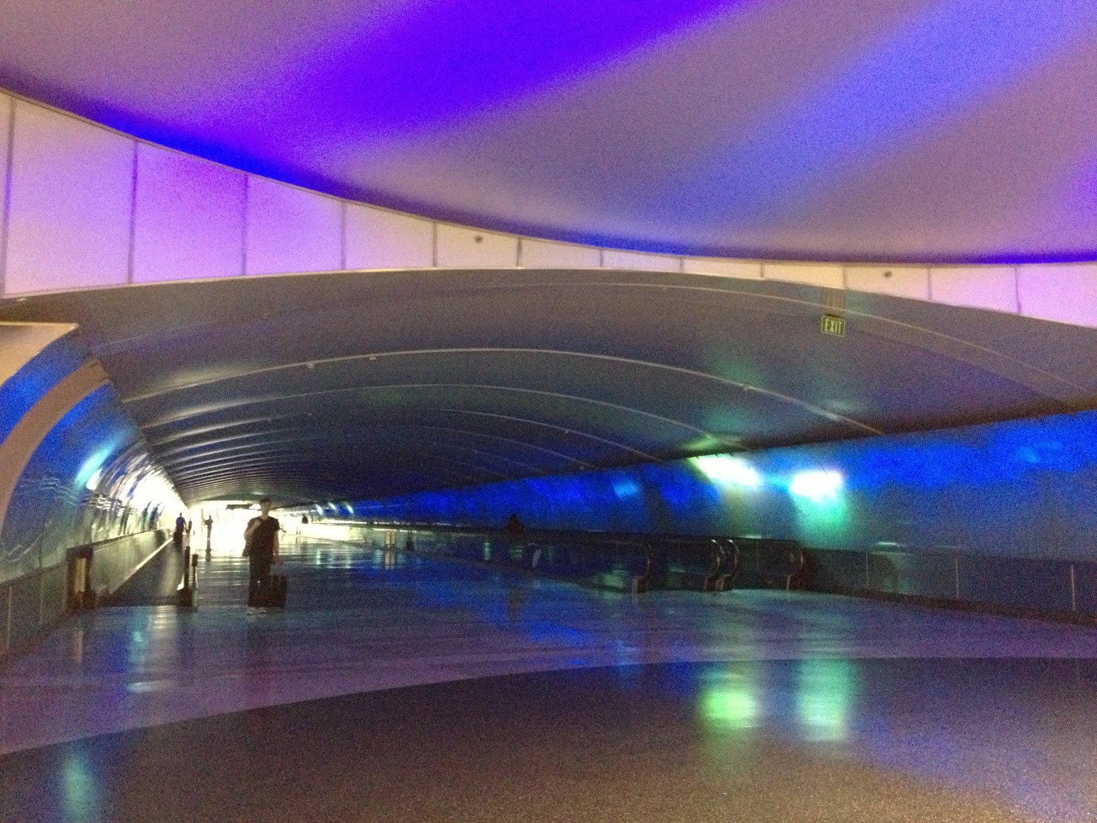 Design Sensible: Amazing tunnel at Detroit airport.