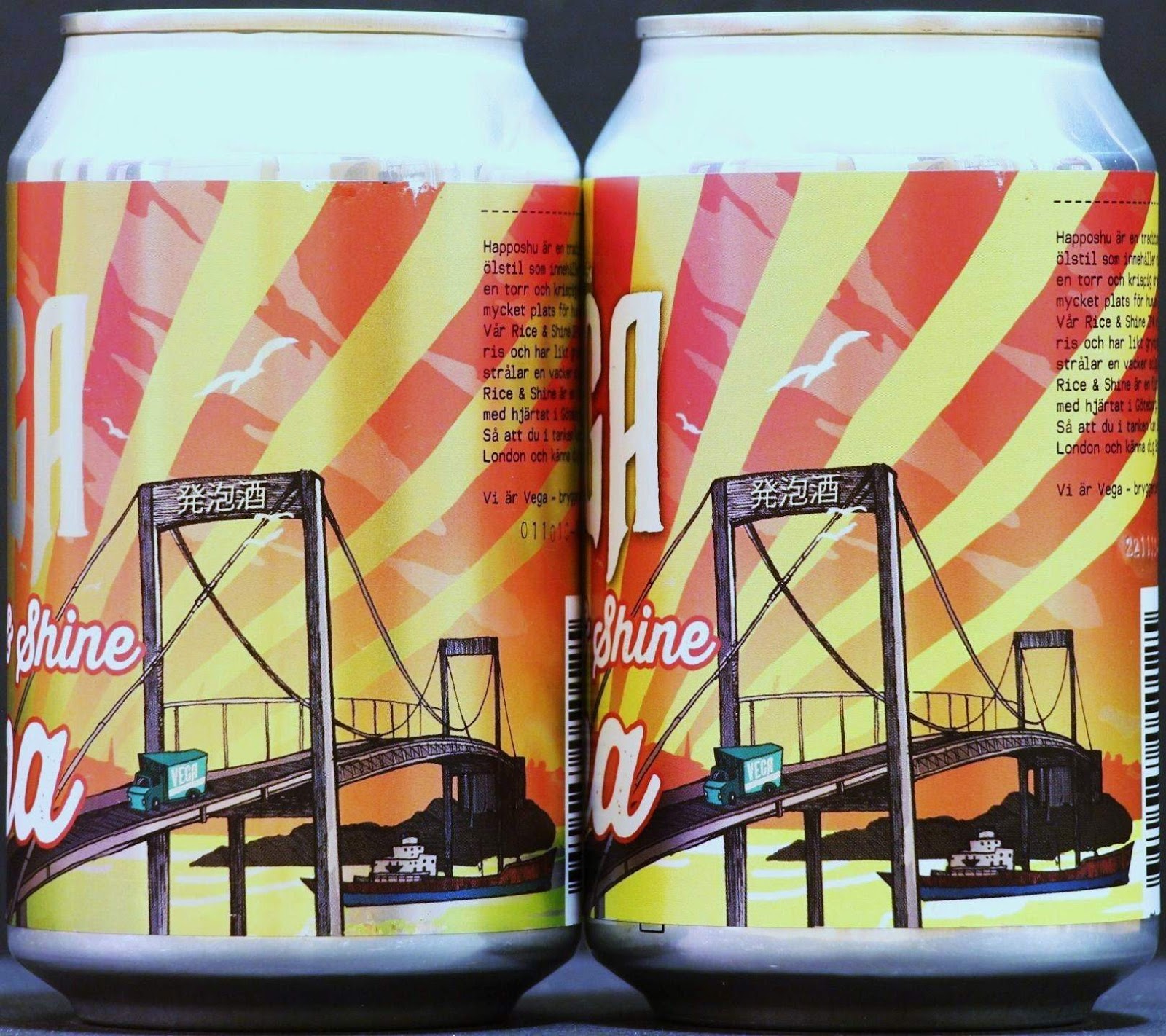 Burk-Bloggen: Vega Rice & Shine ipa : 2 nya dekorer