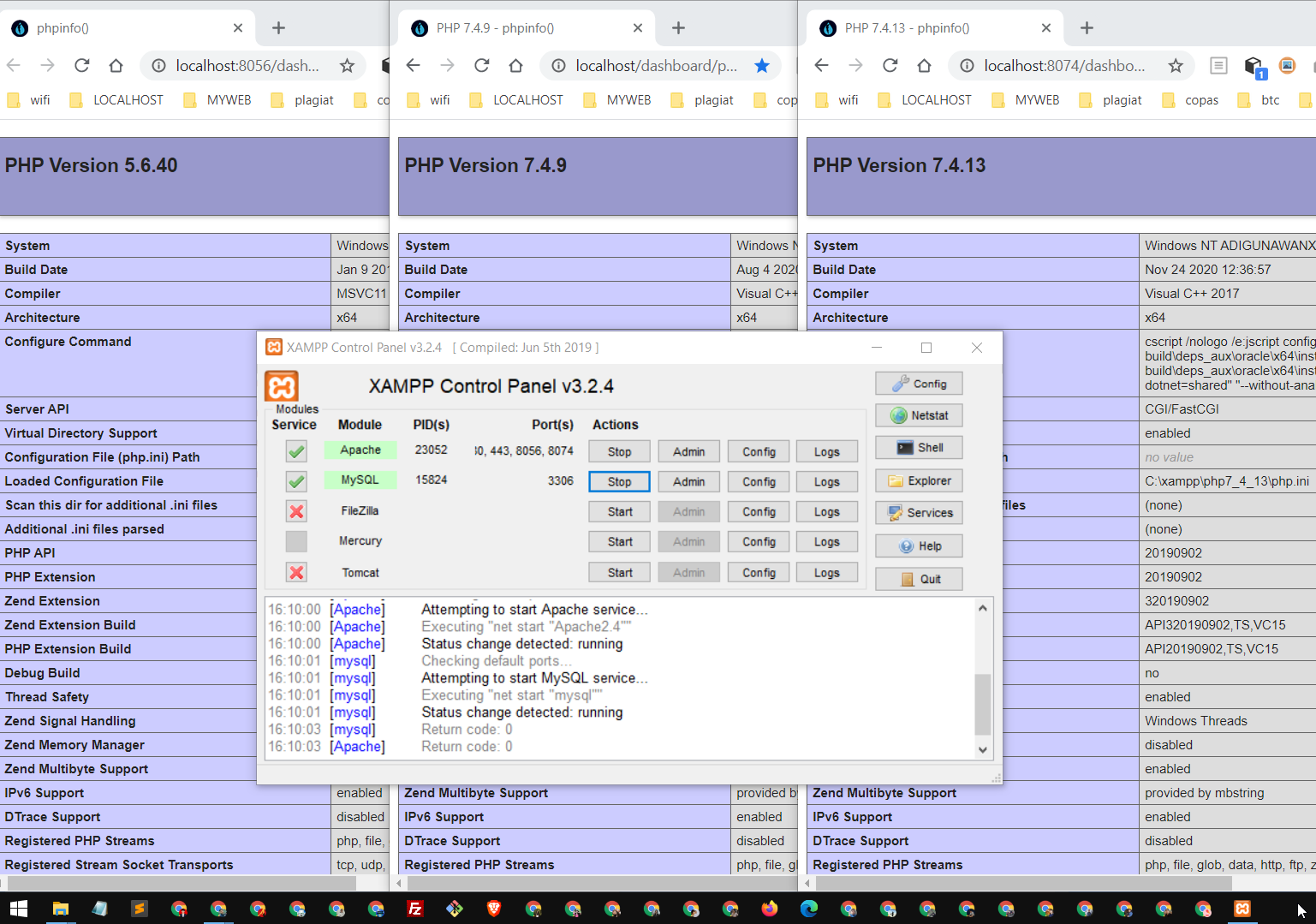 Upgrade XAMPP ke PHP8 & Pengaturan Multi Versi PHP Upgrade XAMPP ke PHP8 & Pengaturan Multi Versi PHP