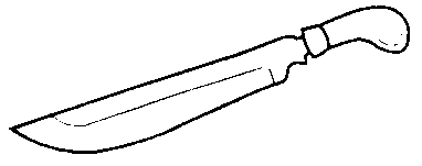 Sekitar Kawasan Sekolah: Gambar Outline_Benda_Perkakas