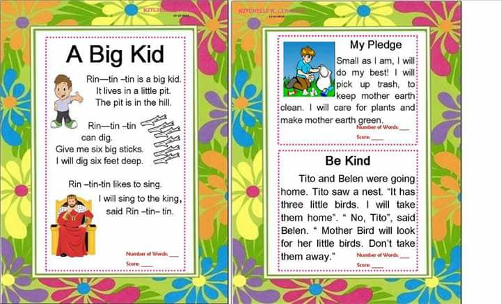 READING BOOKLET (Free Download) - Teachers Click