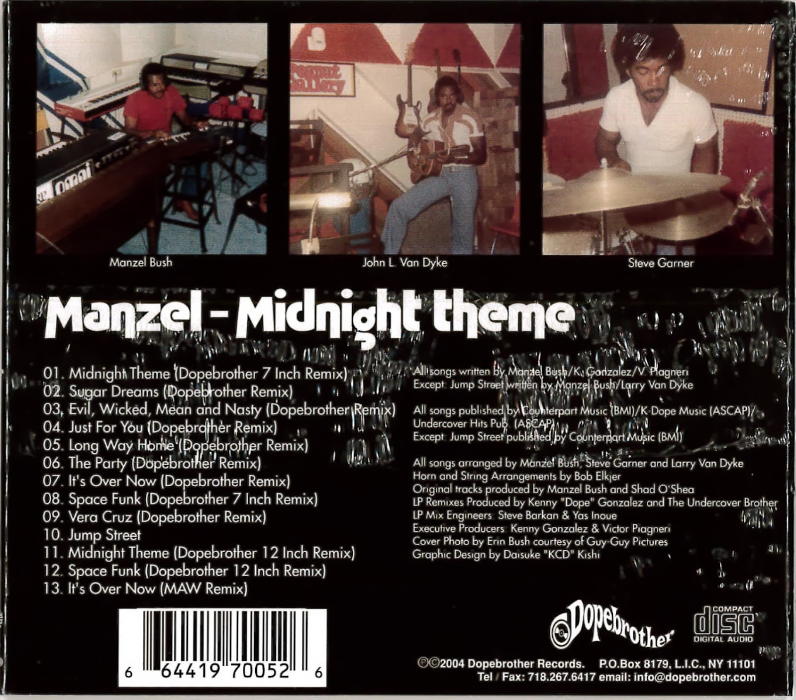 SOUL FACTORY｜BLOG: 【CD入荷情報】MIDNIGHT THEME / MANZEL