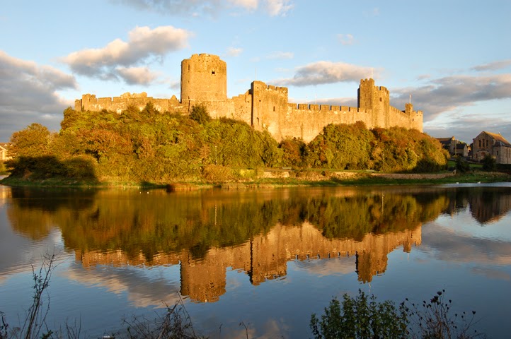 wonder | wander | women: Pembroke, Wales: kingdom by the pond