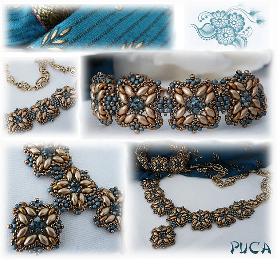 Linda's Crafty Inspirations: Playing with my beads...trying to recreate ...