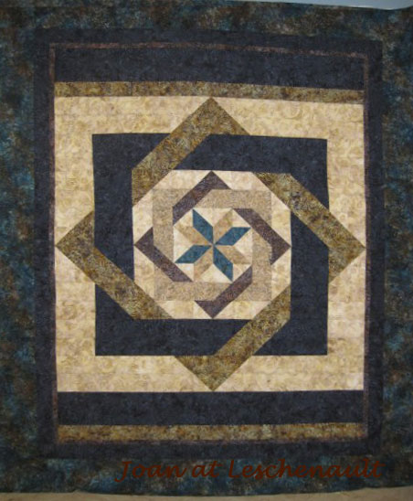 Joan at Leschenault: Labyrinth Quilt