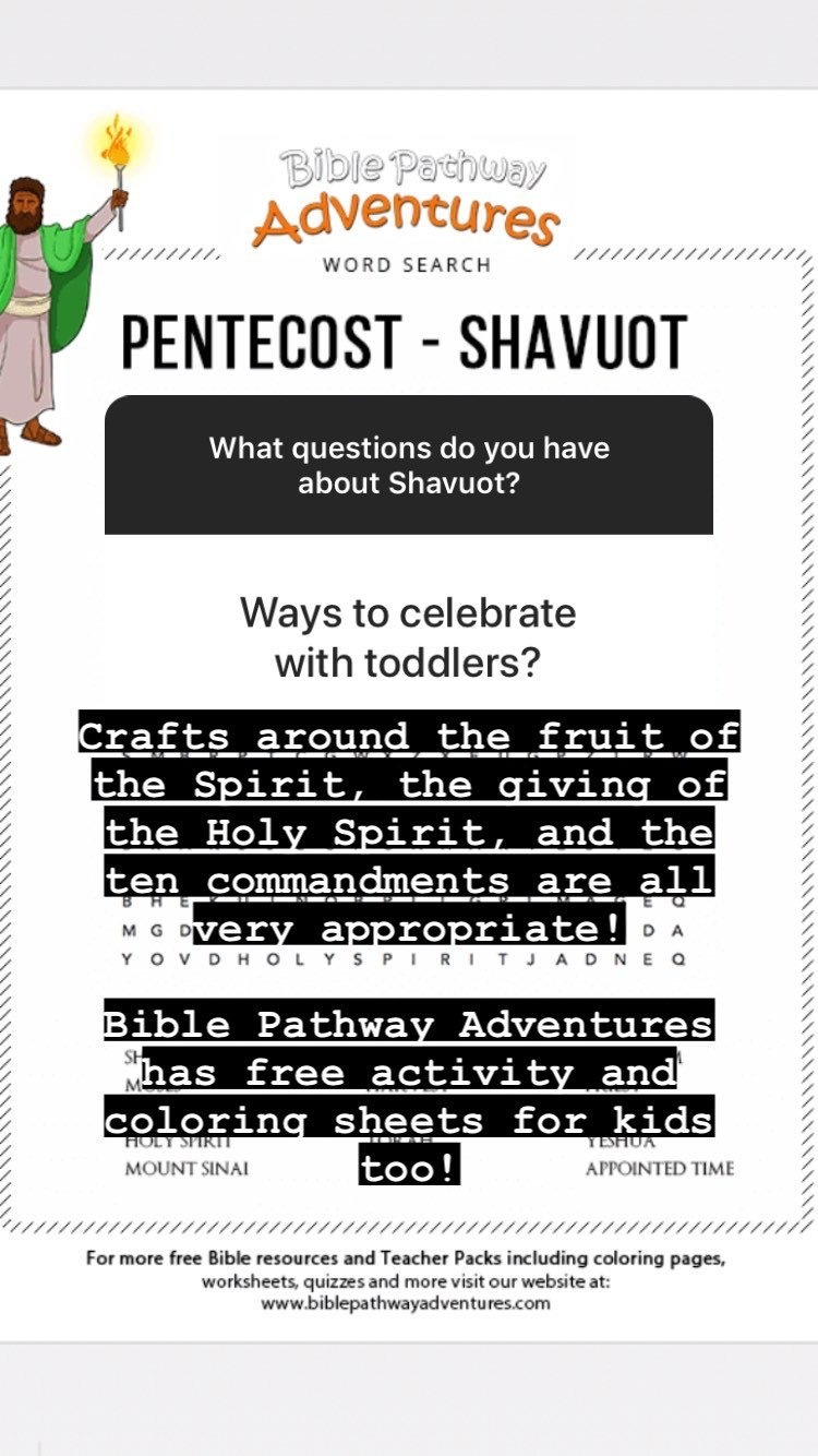 land of honey: Questions and Answers on Shavuot