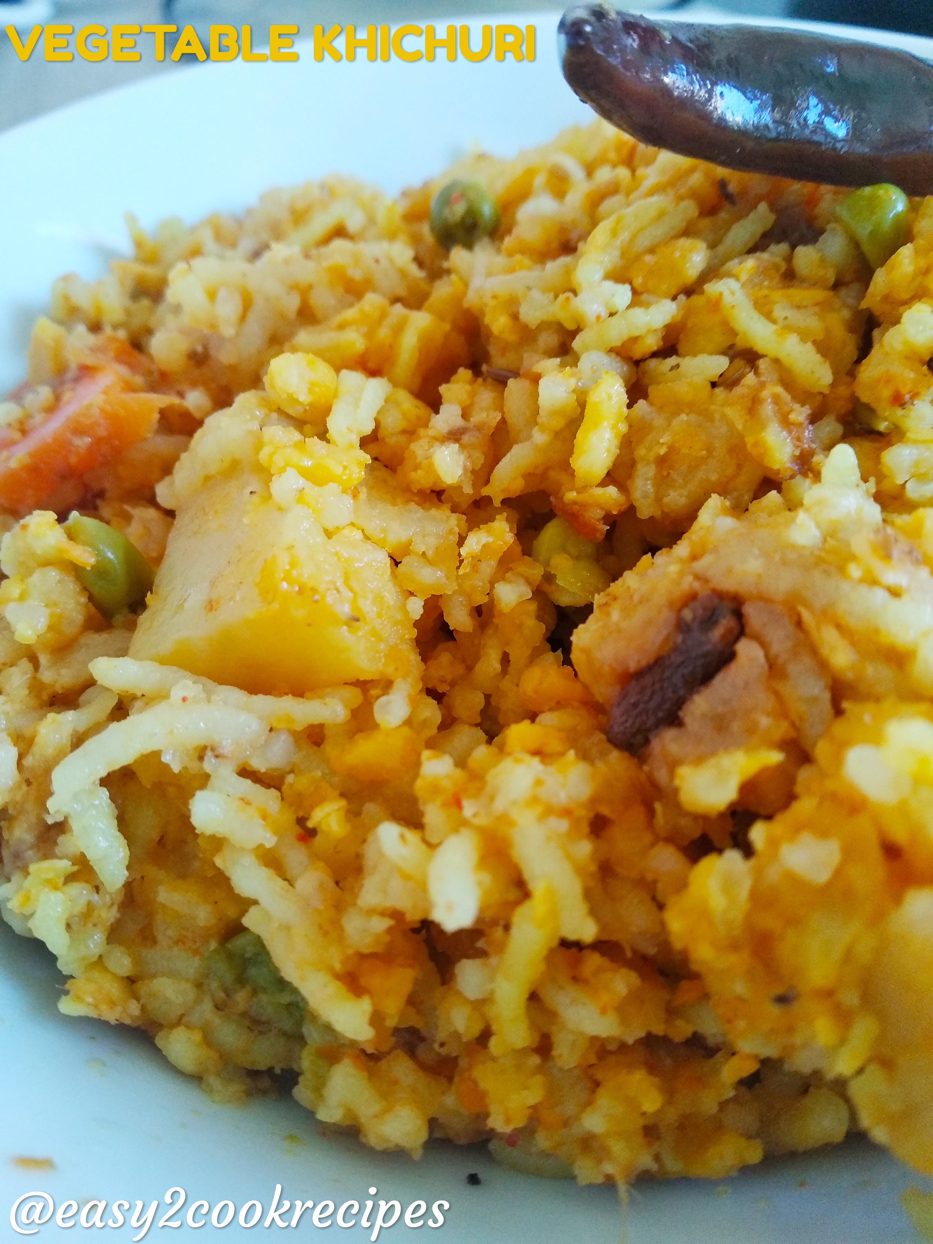EASY2COOK RECIPES: VEGETABLE KHICHURI BENGALI RECIPE