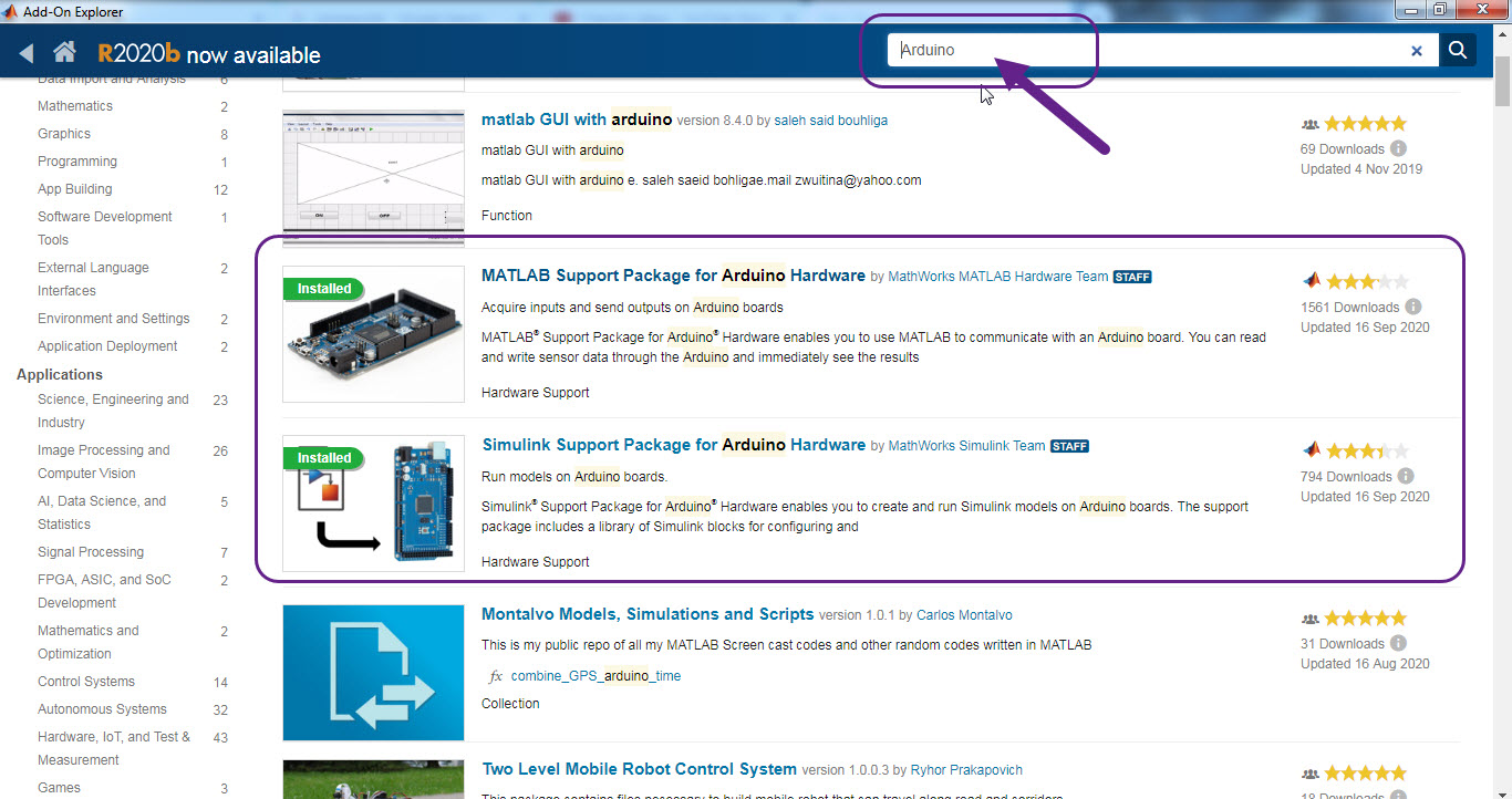 Programming Arduino Using Matlab Simulink Setup Ee Diary