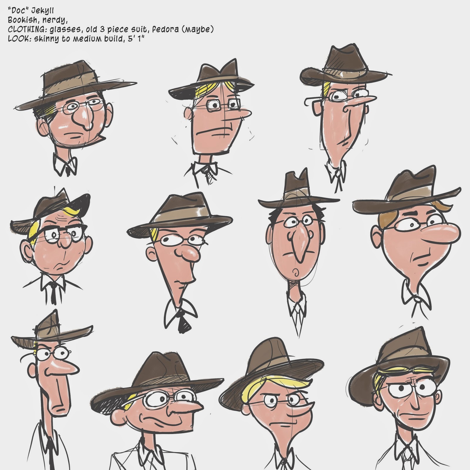 Daily sketches- art by Chris Daily: Character Design Class- character ...