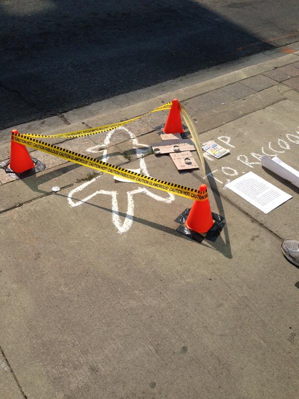 Rinden en Toronto, homenaje a mapache muerto. - Mundo Feliz