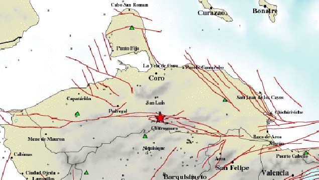 Sismo de magnitud 4.7 se registró en Falcón