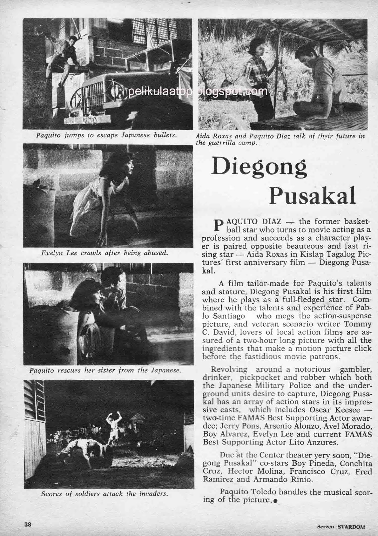 PELIKULA, ATBP.: DIEGONG PUSAKAL (1964)