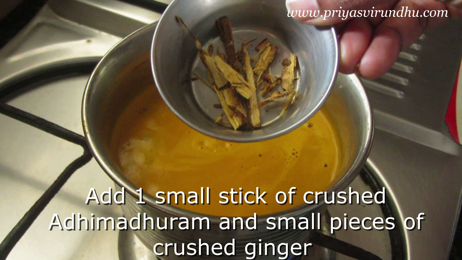Priya's Virundhu: Turmeric Tea Recipe/Turmeric Ginger Tea/Manjal Tea ...