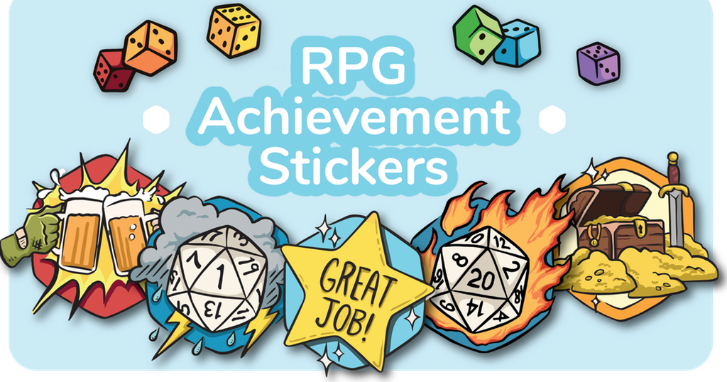 Tenkar's Tavern: Kickstarter - RPG Achievement Stickers