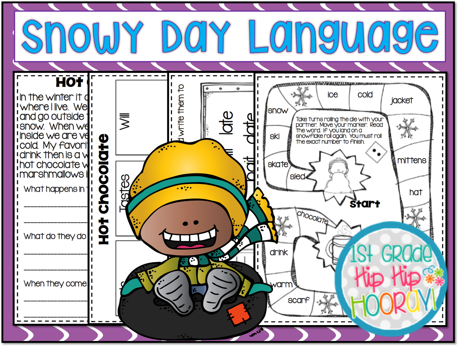 1st Grade Hip Hip Hooray!: Reading, Writing, and Word Work are SNOW ...