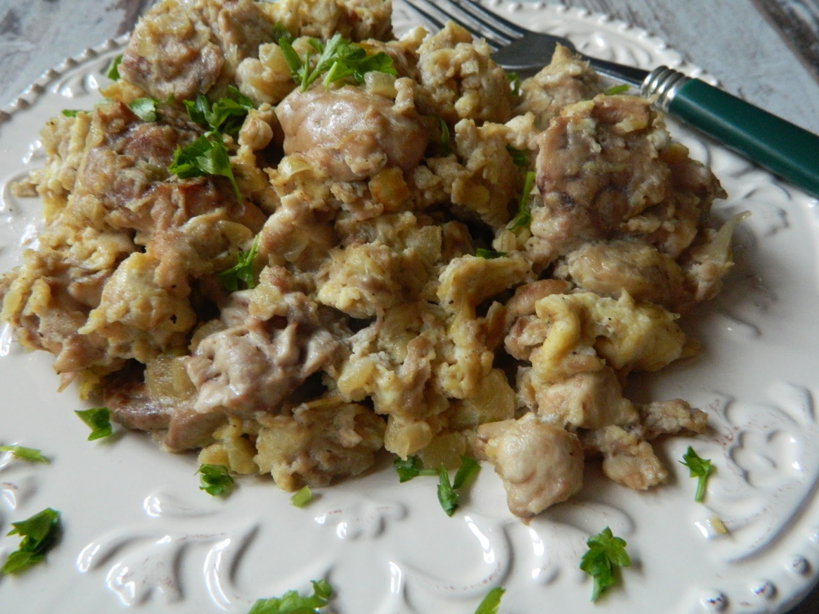 Weekend Passion: Creier cu ceapa si ou