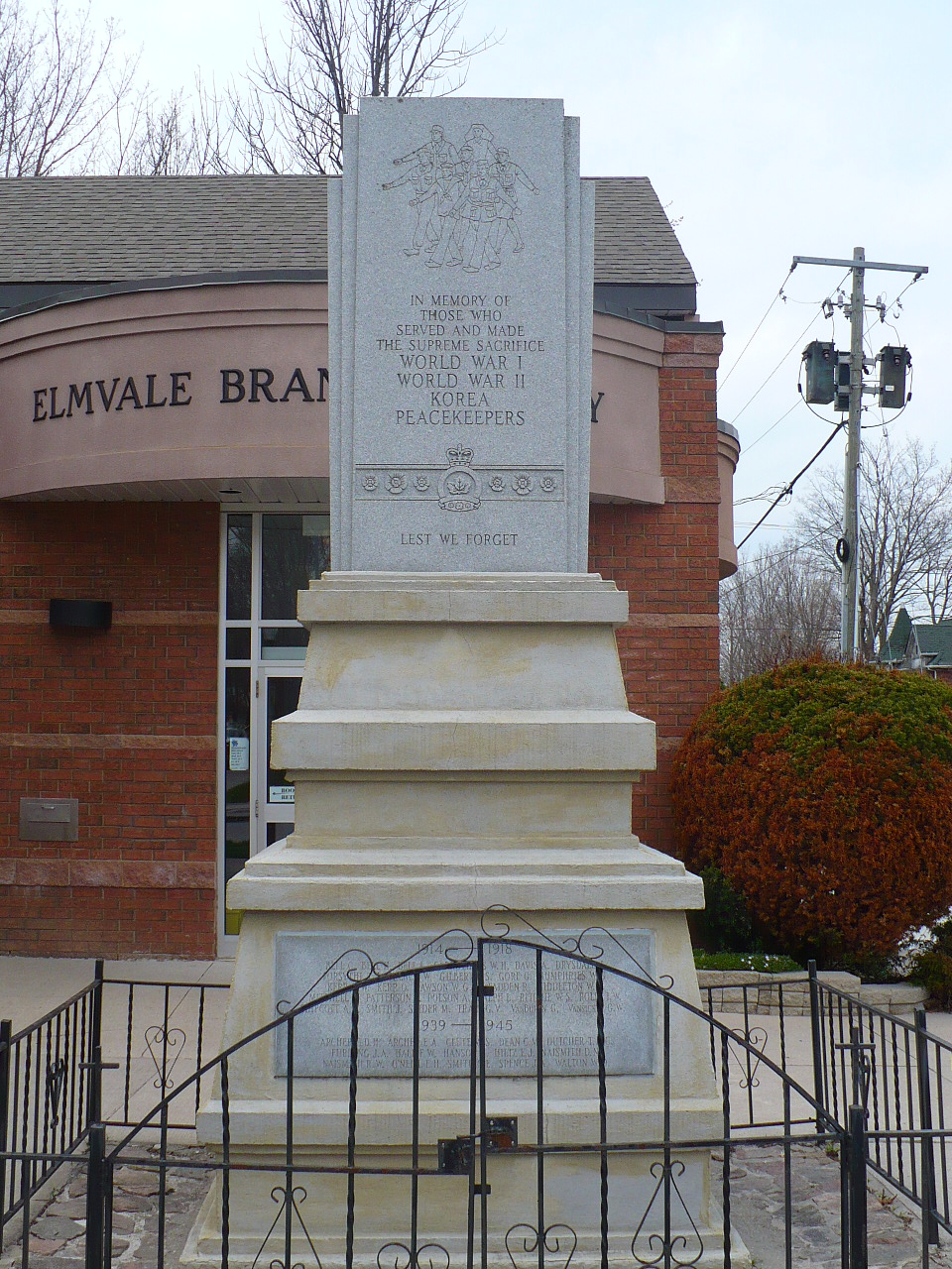 Ontario War Memorials: Elmvale
