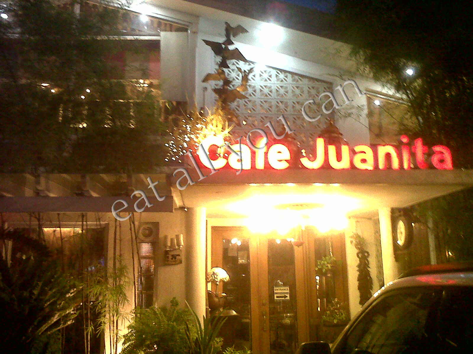 eat all you can: Cafe Juanita, Pasig -- Nice Dinner in a Home-y Setting