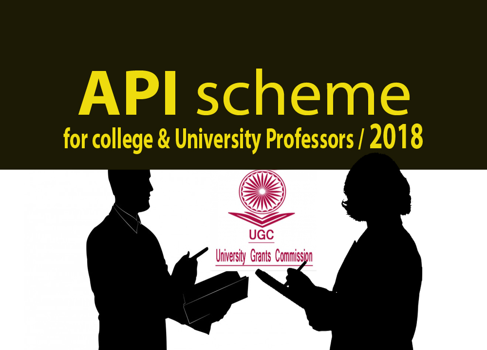 Vidyawarta Research Journal: New API scheme for college & University ...