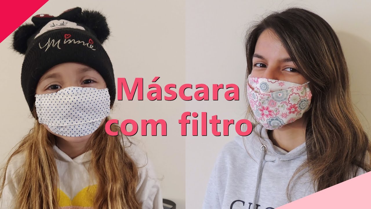 Aprenda a fazer uma máscara de proteção de tecido com filtro. Fácil de ... Aprenda a fazer uma máscara de proteção de tecido com filtro. Fácil de ...