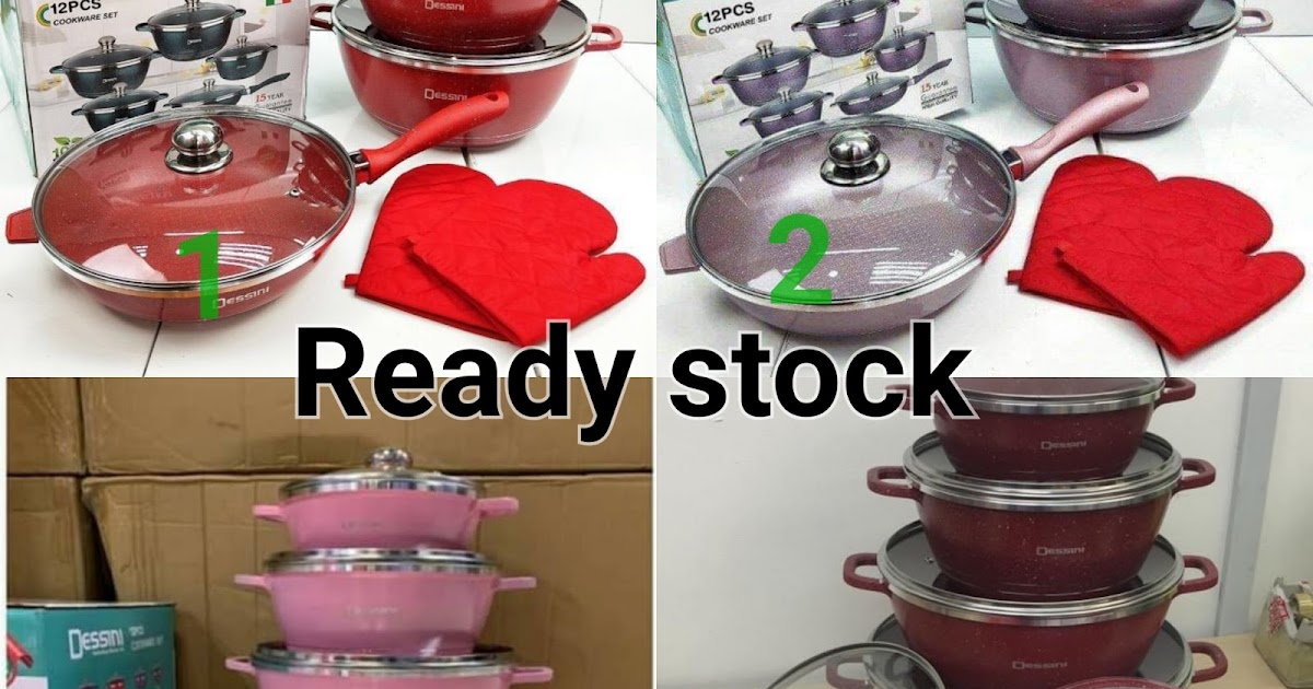 Periuk 12 pcs dessini READY STOCK