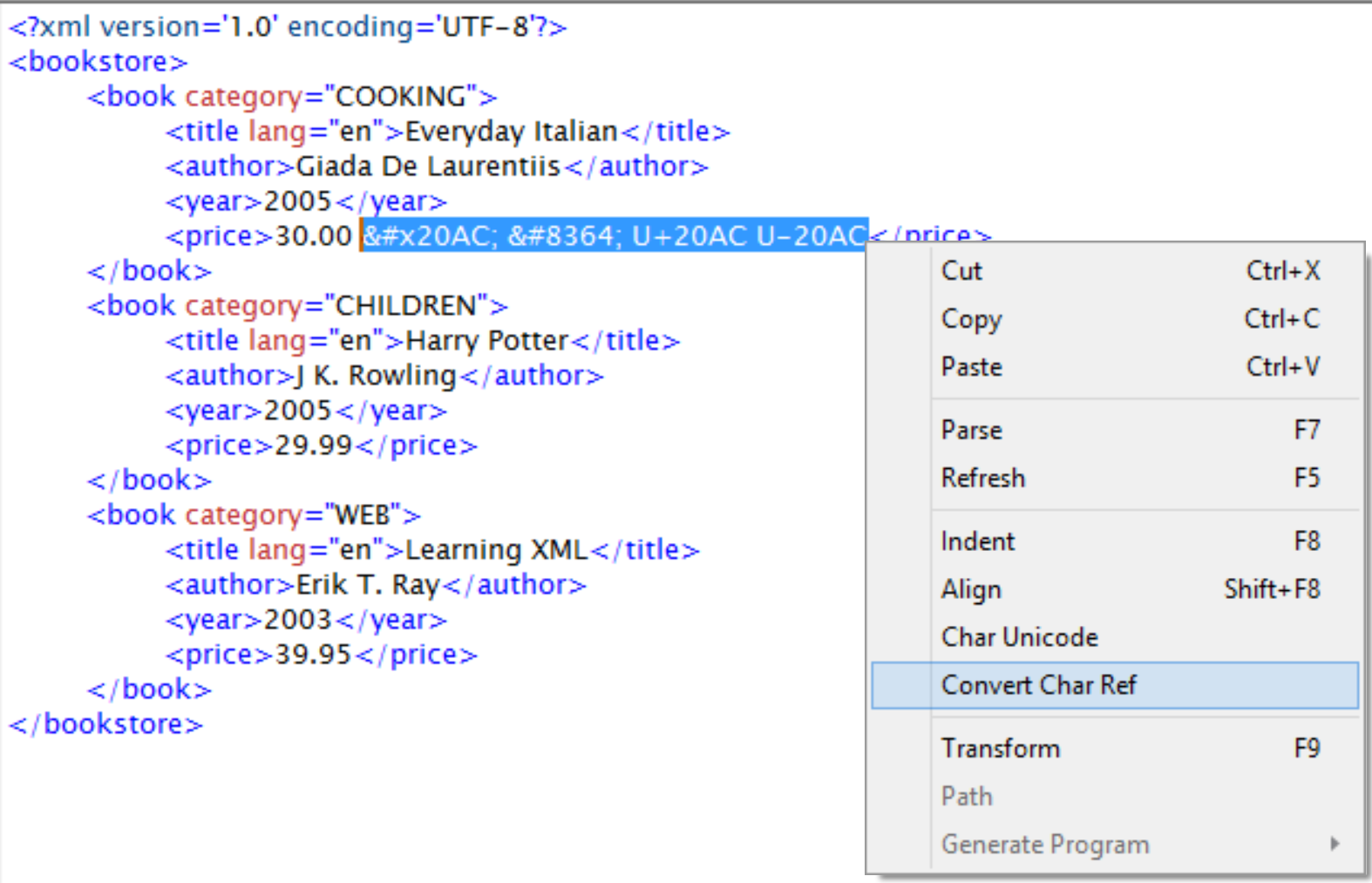 A nifty XML, text editor - foxe