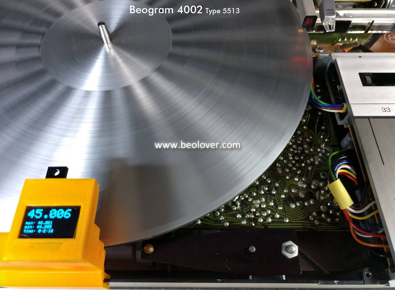 beolover: Beogram 4002 Type 5513: Service Manual Checks and Sensor ...