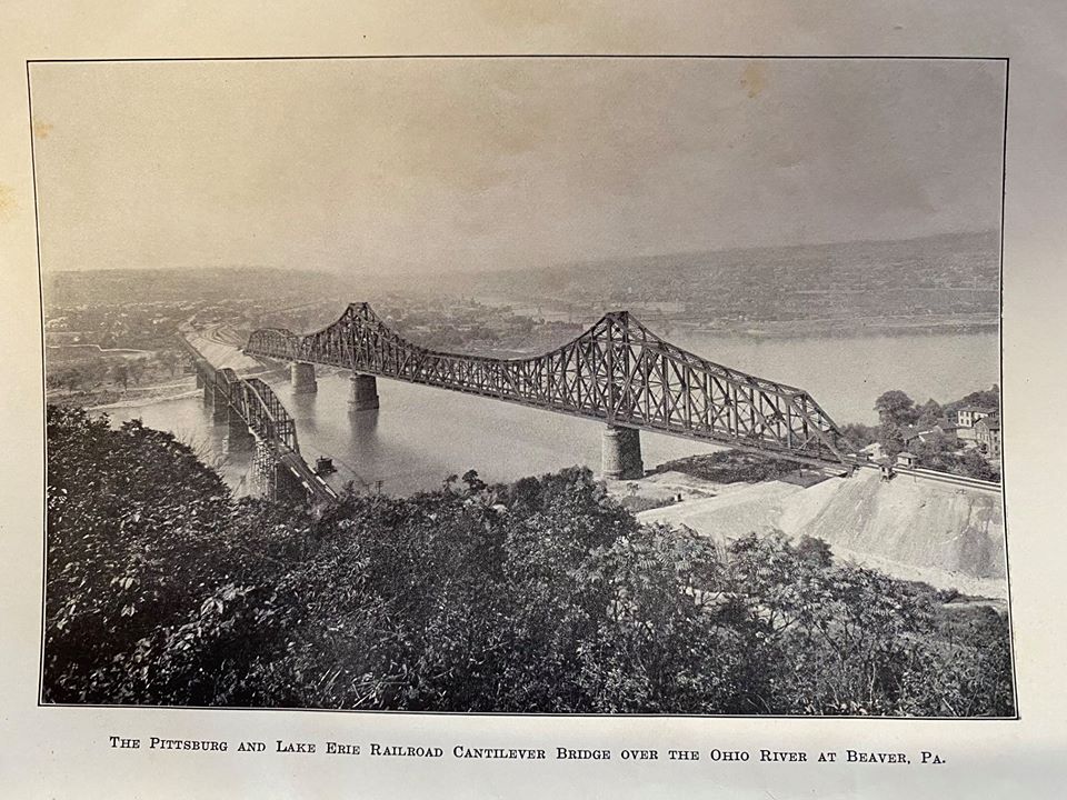 Industrial History: CSX/P&LE 1910 Bridge over Ohio River at Monaca ...