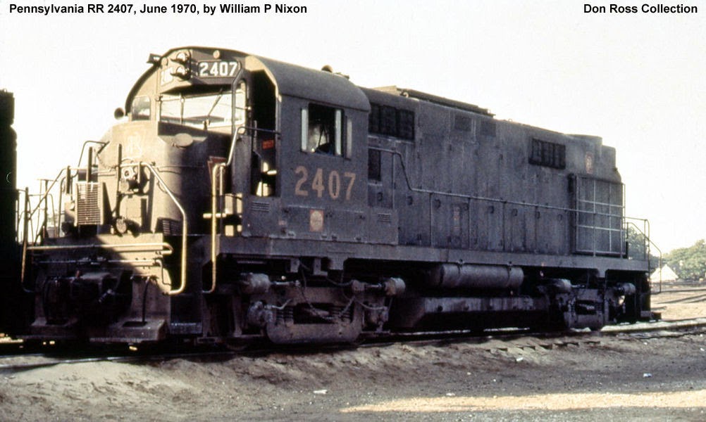 Eddie's Rail Fan Page: Pennsylvania Railroad Alco model RS 27 diesel ...