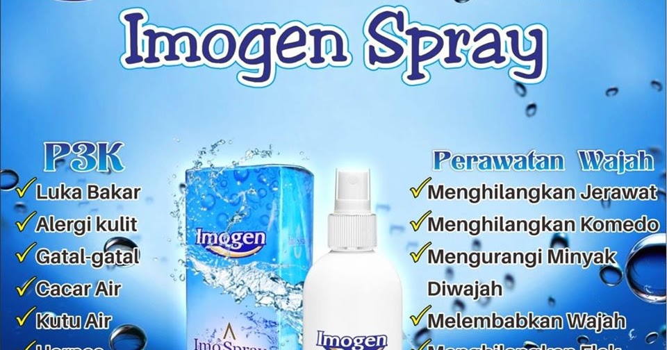 IMOGEN SPRAY PRODUK BANYAK MANFAAT - Imogen Team