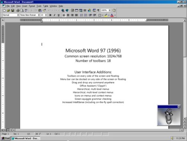 Practica 2- Evolucion de las Versiones de Word