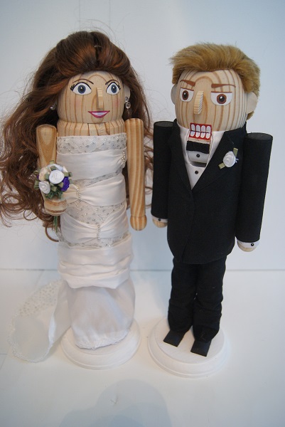 Really Cool Nutcrackers BLOG: Custom Made Bride And Groom Nutcrackers