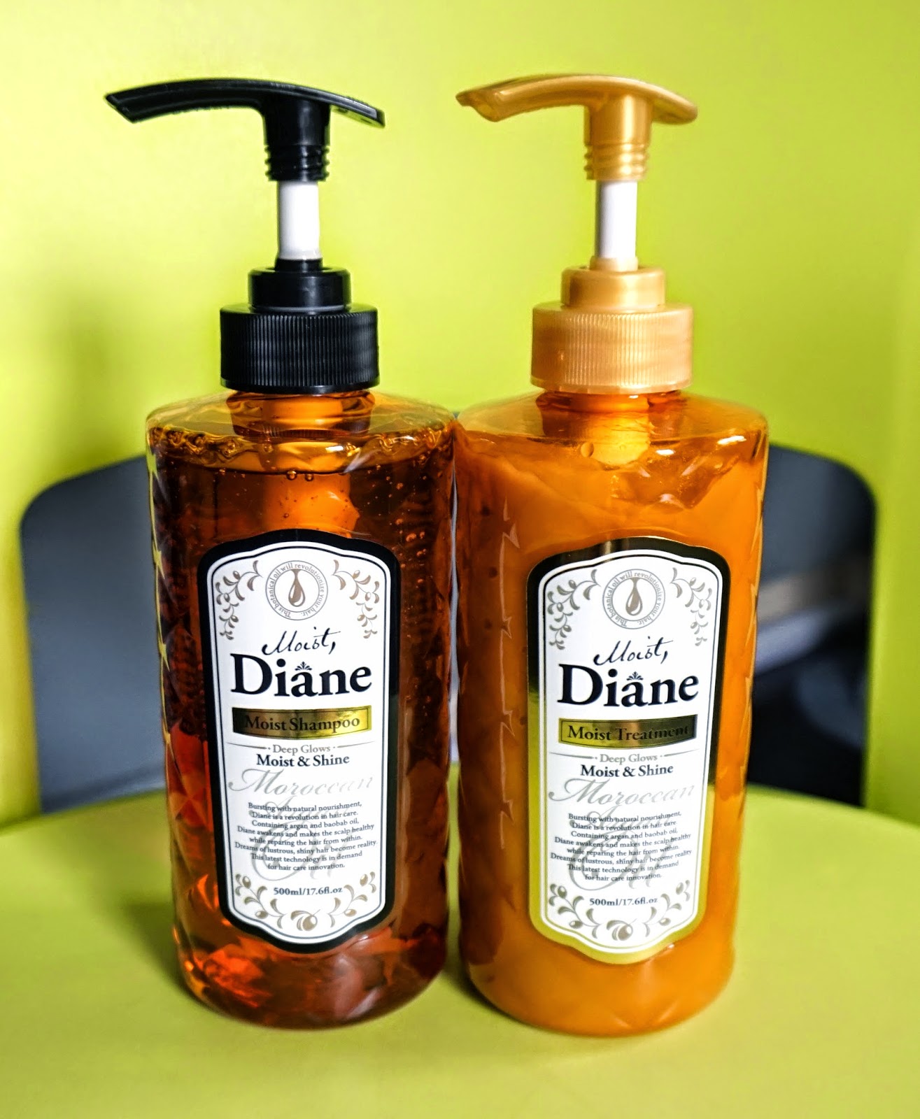 Moist, Diane Moist and Shine Shampoo and Conditioner Review
