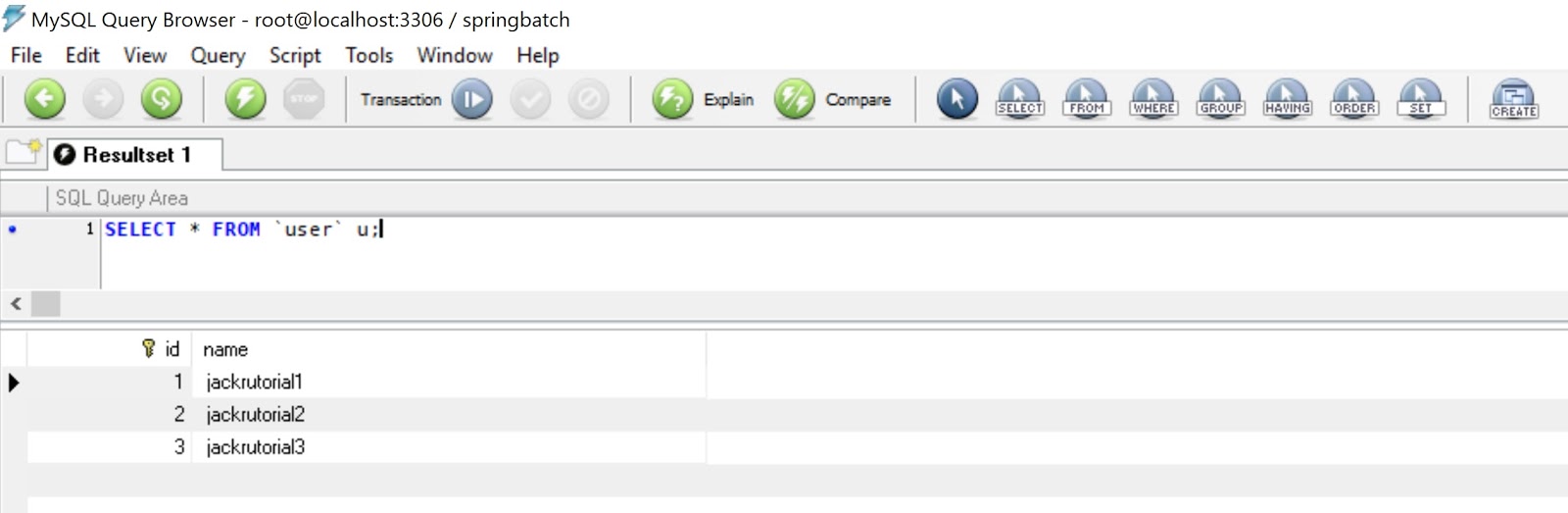 Read A Csv File And Write To Mysql Database With Spring Boot Batch Tutorial Learning To Write