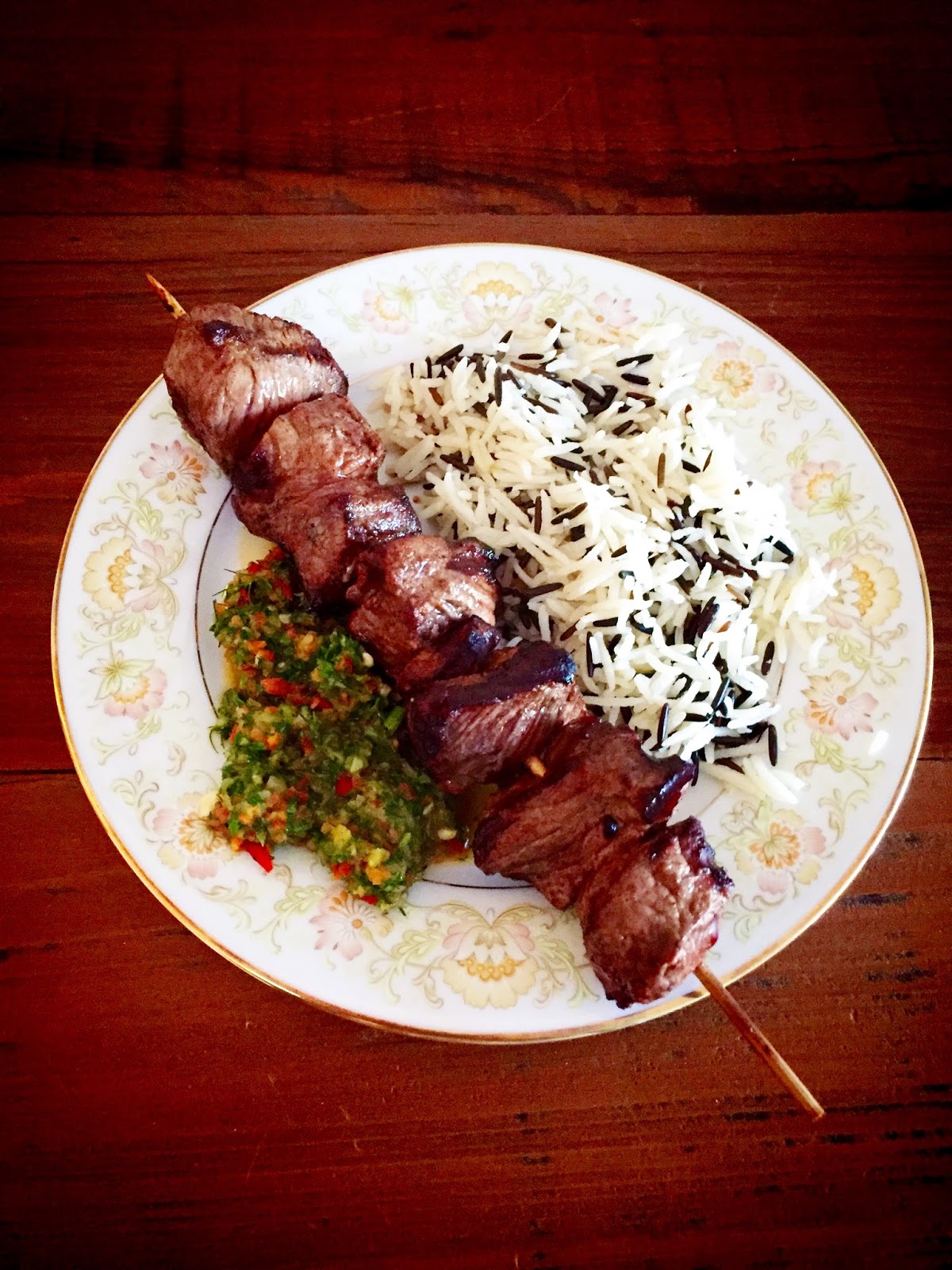 Lamb Kebabs with Georgian Adzhika